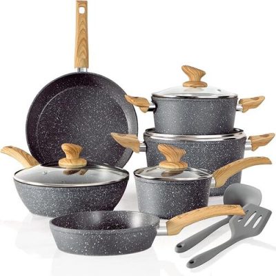 Natural Elements Cookware Website: Premium Woodstone Sets