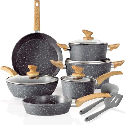 Natural Elements Cookware Website: Premium Woodstone Sets